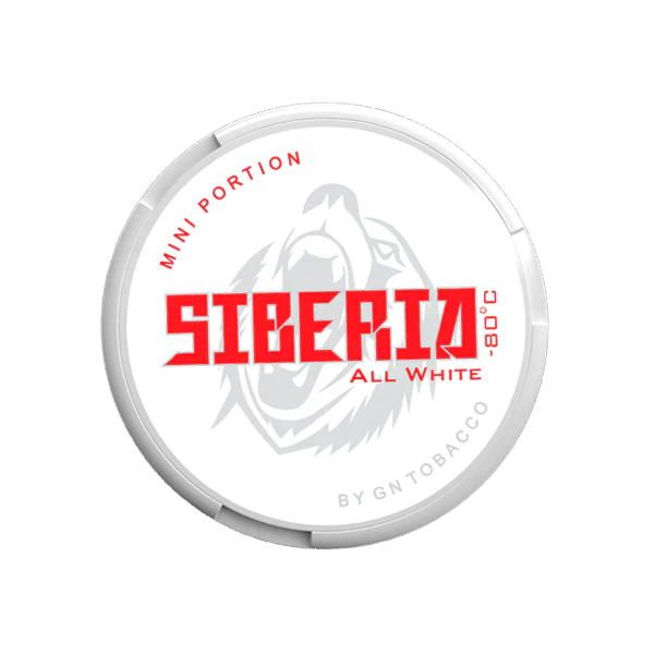 Siberia Extremely Strong AW Mini – Ultra-starker All White Snus Mini ...